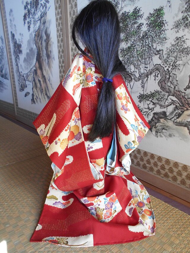 DD SD 創作打掛 （赤・白） | iichi ハンドメイド・クラフト作品・手仕事品の通販