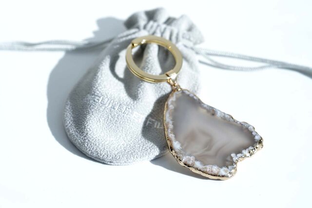 アゲート キーホルダー01 | iichi ハンドメイド・クラフト作品・手仕事品の通販