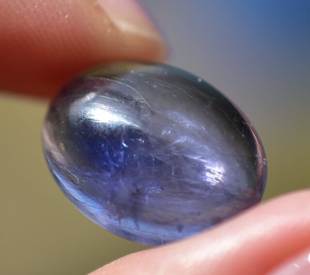 藍色マリモ入り★アイオライトs671 | iichi ハンドメイド・クラフト作品・手仕事品の通販