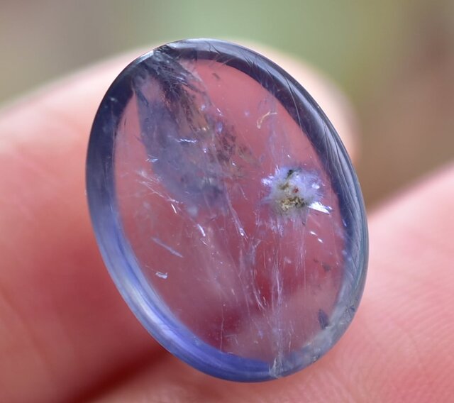 藍色マリモ入り★アイオライトs671 | iichi 日々の暮らしを心地よくするハンドメイドやアンティークのマーケットプレイス