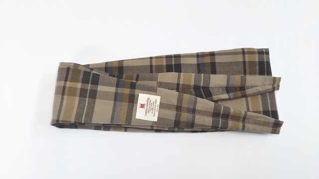 肌ストール チェック ベージュ系 約140cm | iichi 日々の暮らしを心地よくするハンドメイドやアンティークのマーケットプレイス