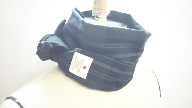 肌ストール チェック グリーン 約140cm | iichi ハンドメイド・クラフト作品・手仕事品の通販