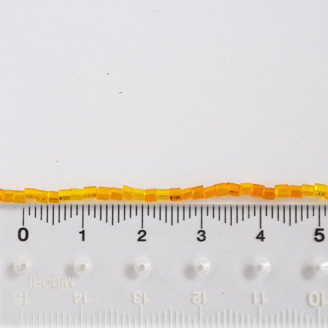 (10g) ヴィンテージベネチアン竹ビーズ 2mm オレンジ | iichi ハンドメイド・クラフト作品・手仕事品の通販