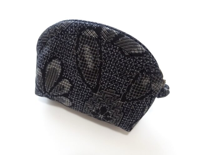 古布 大島のミニポーチ no3 | iichi ハンドメイド・クラフト作品・手仕事品の通販