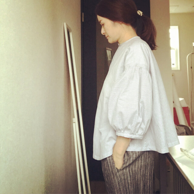 生成リネンのブラウス（o-to-115） | iichi ハンドメイド・クラフト作品・手仕事品の通販