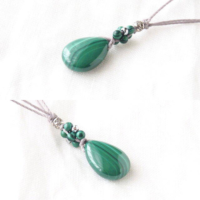 Green Pendant（マラカイト） | iichi 日々の暮らしを心地よくするハンドメイドやアンティークのマーケットプレイス