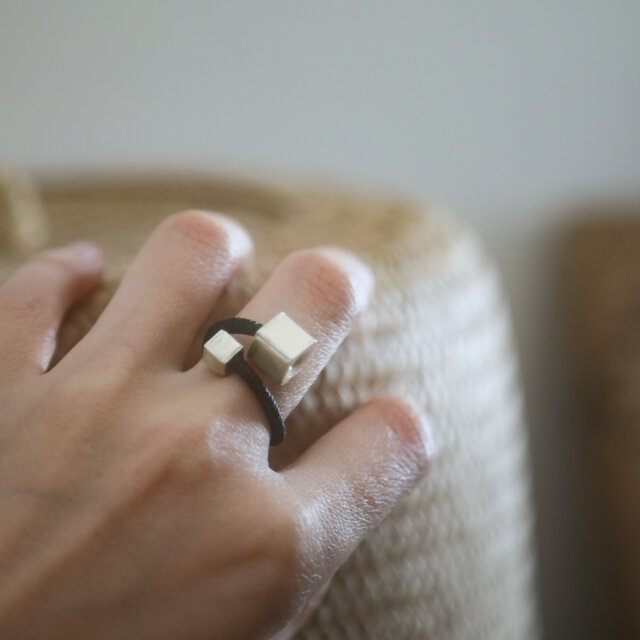 Karen silver rings / no3 | iichi ハンドメイド・クラフト作品・手仕事品の通販