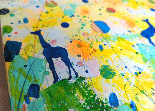 Harvest Festival(アクリル原画) | iichi 日々の暮らしを心地よくするハンドメイドやアンティークのマーケットプレイス