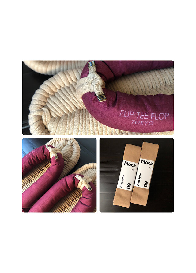 No.137【FLIP TEE FLOP】28cm 上質なJonoJonoを使った布ぞうり《THE SPORTY》ボルドー | iichi ハンドメイド・クラフト作品・手仕事品の通販