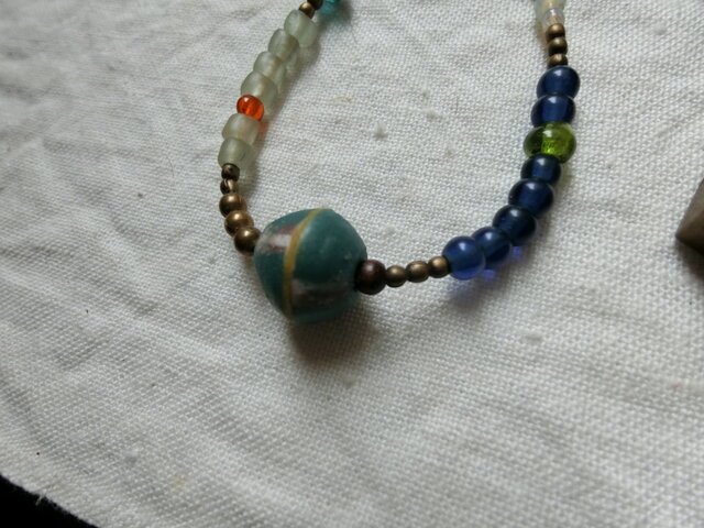 ＊happy price＊RIN＋NEブレス@アフリカの再生玉＋ナガ族渡りのビーズ＋ジャワのビーズなどいろいろ | iichi ハンドメイド・クラフト作品・手仕事品の通販
