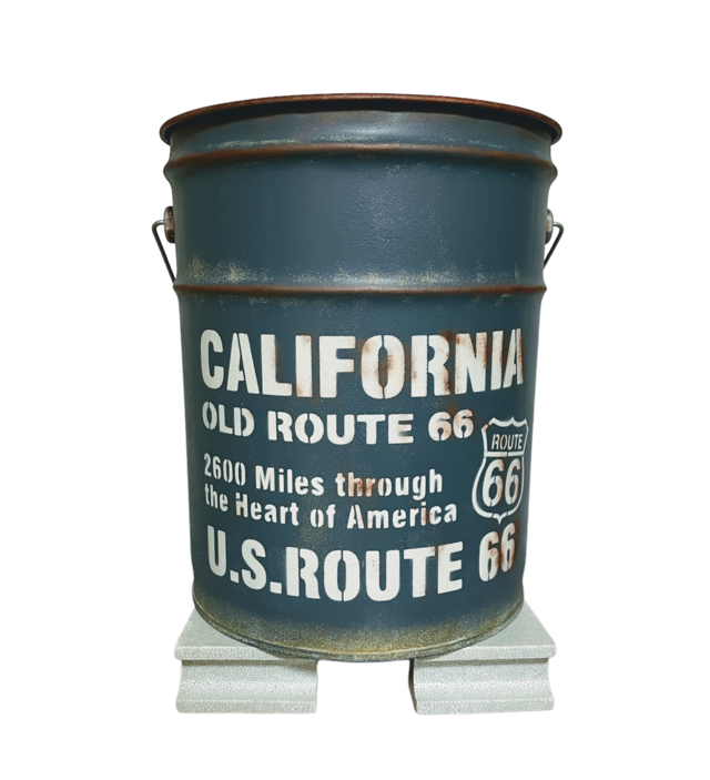 リメイクペール缶 カリフォルニア ルート66 | iichi ハンドメイド・クラフト作品・手仕事品の通販