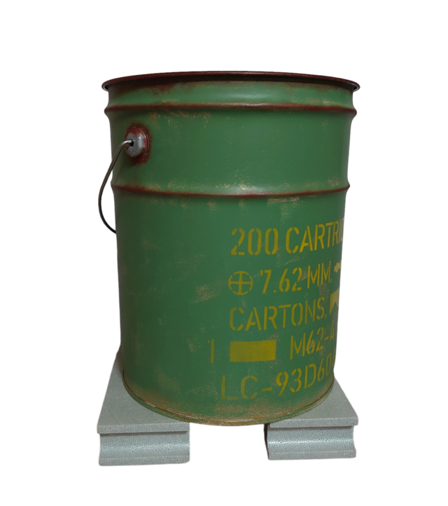 リメイクペール缶 ミリタリー アンモボックス | iichi ハンドメイド・クラフト作品・手仕事品の通販