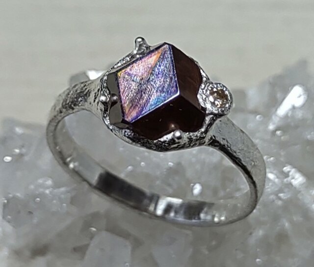 rainbow cross＊925 ring | iichi ハンドメイド・クラフト作品・手仕事品の通販