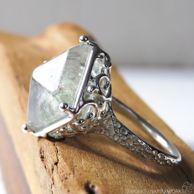 ガーデンクォーツ リング / sugarloaf cut Garden Quartz Ring 1 | iichi ハンドメイド・クラフト作品・手仕事品の通販