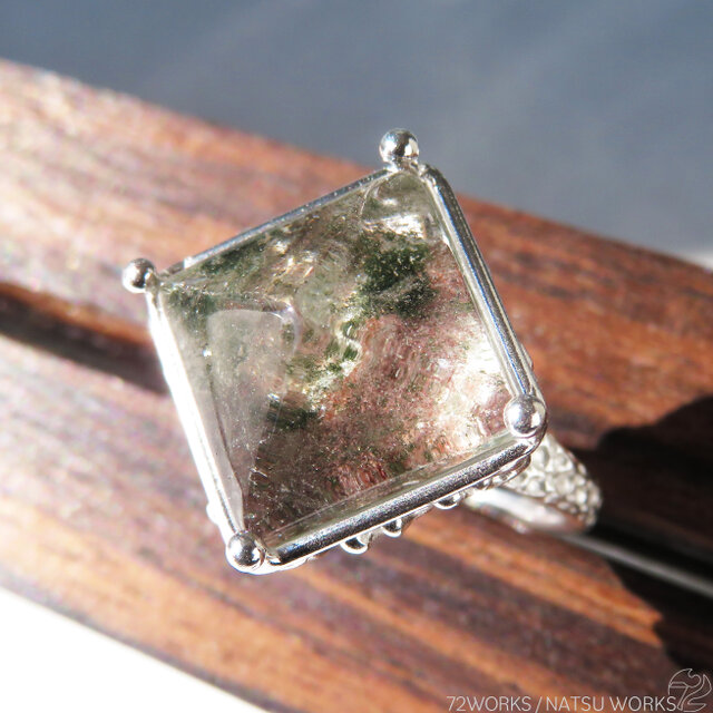 ガーデンクォーツ リング / sugarloaf cut Garden Quartz Ring 2 | iichi ハンドメイド・クラフト作品・手仕事品の通販