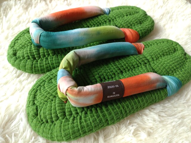 布ぞうり 24cm | iichi 日々の暮らしを心地よくするハンドメイドやアンティークのマーケットプレイス