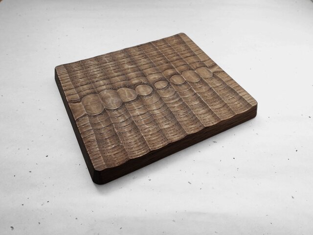 我谷盆 栗 23×20×2cm 栗渋染め | iichi 日々の暮らしを心地よくするハンドメイドやアンティークのマーケットプレイス