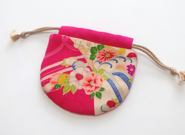 古布 豆巾着 no211 | iichi ハンドメイド・クラフト作品・手仕事品の通販