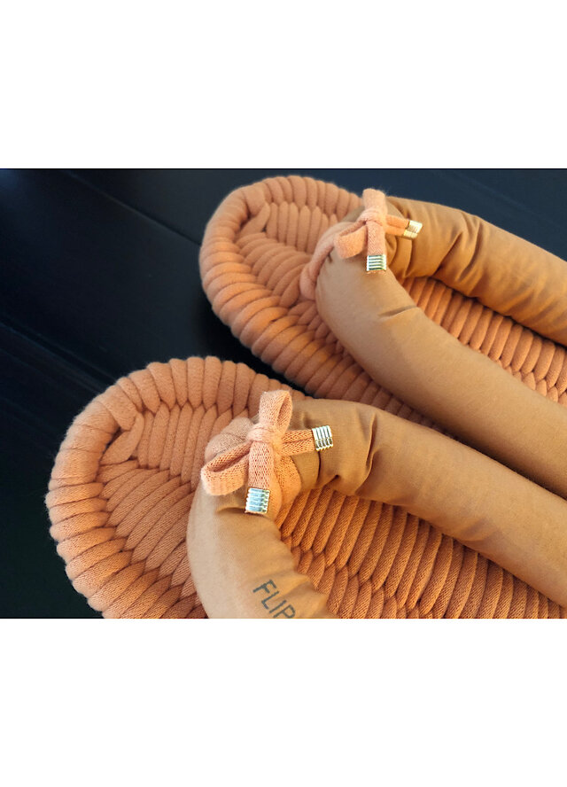 No.123【FLIP TEE FLOP】24.5cm 上質なJonoJonoを使ったワントーンカラーの布ぞうり | iichi ハンドメイド・クラフト作品・手仕事品の通販