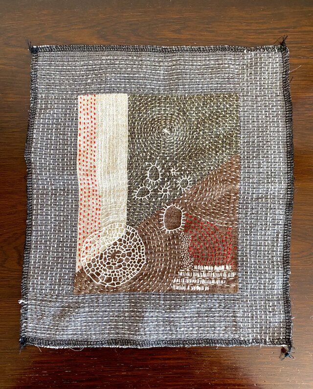 embroidery art sashiko art 01 | iichi ハンドメイド・クラフト作品・手仕事品の通販