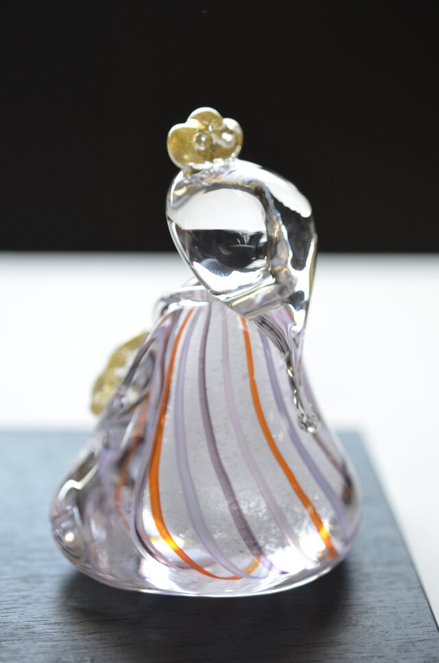 ガラスのお雛様ー3 | iichi 日々の暮らしを心地よくするハンドメイドやアンティークのマーケットプレイス