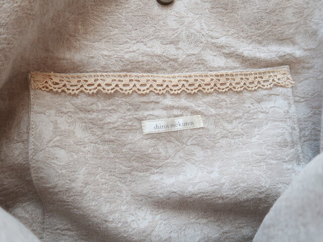 アンティークレースのトートバッグ（black×ecru） | iichi ハンドメイド・クラフト作品・手仕事品の通販