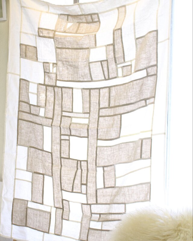 LINEN POJAGI CURTAIN 100×135 | iichi ハンドメイド・クラフト作品・手仕事品の通販