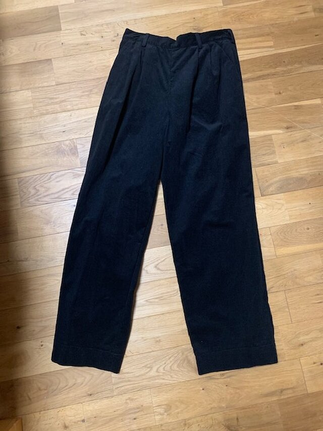 大人かわいい 細コーデュロイパンツ パンツ丈96cm 綿100％ | iichi ハンドメイド・クラフト作品・手仕事品の通販