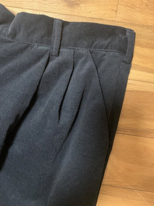 大人かわいい 細コーデュロイパンツ パンツ丈96cm 綿100％ | iichi ハンドメイド・クラフト作品・手仕事品の通販