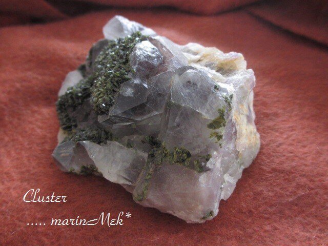 【marinMek*】水晶クラスター230g | iichi ハンドメイド・クラフト作品・手仕事品の通販