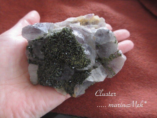 【marinMek*】水晶クラスター230g | iichi ハンドメイド・クラフト作品・手仕事品の通販