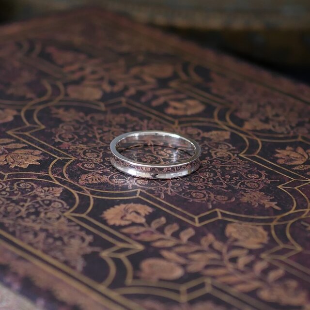純銀の指輪 pure silver ring flow | iichi ハンドメイド・クラフト作品・手仕事品の通販