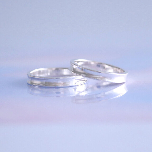 純銀の指輪 pure silver ring flow | iichi ハンドメイド・クラフト作品・手仕事品の通販