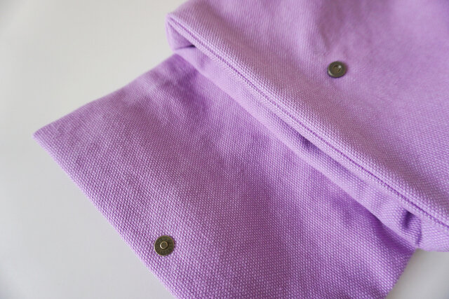 きちんとポーチ M / lilac | iichi 日々の暮らしを心地よくするハンドメイドやアンティークのマーケットプレイス