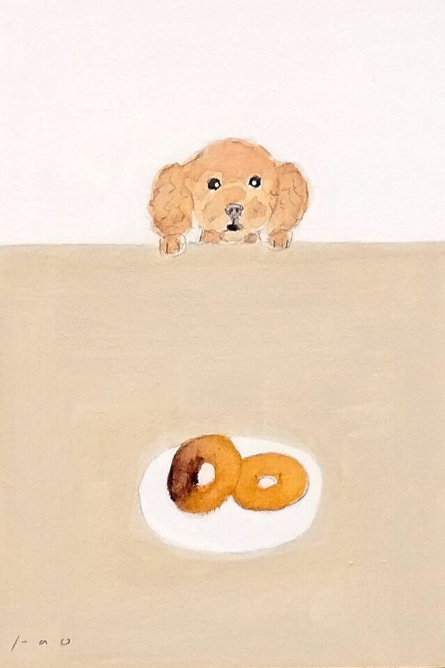 【オーダー制作】うちの子（犬・猫） ※インチサイズ木製額縁入り | iichi 日々の暮らしを心地よくするハンドメイドやアンティークのマーケットプレイス