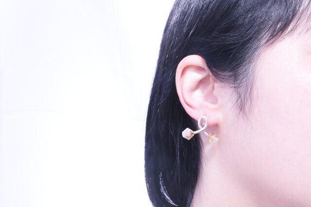 イヤリング｜ぐるり｜SE-21 | iichi ハンドメイド・クラフト作品・手仕事品の通販