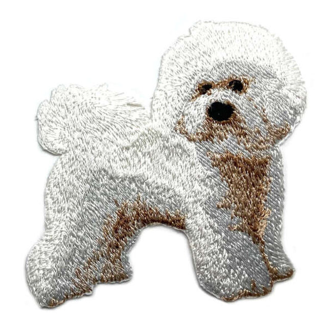 アップリケワッペン ビションフリーゼ kr-0025 | iichi ハンドメイド・クラフト作品・手仕事品の通販