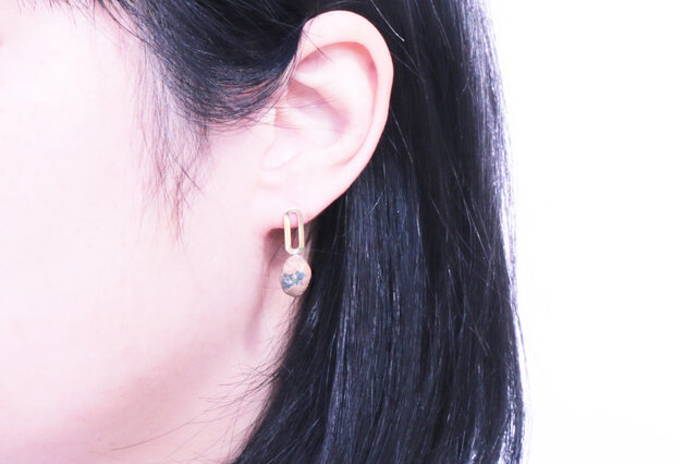 ピアス・イヤリング｜海の石｜SSPE-09 | iichi ハンドメイド・クラフト作品・手仕事品の通販