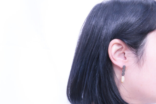 ピアス・イヤリング｜海の石｜SSPE-12 | iichi ハンドメイド・クラフト作品・手仕事品の通販