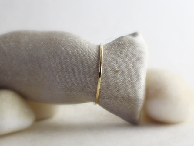 ゴールドK18リング 0022 | iichi 日々の暮らしを心地よくするハンドメイドやアンティークのマーケットプレイス