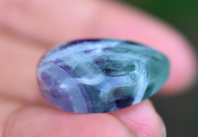 2色の滝★エンジェルフェザーフローライト s728 | iichi ハンドメイド・クラフト作品・手仕事品の通販