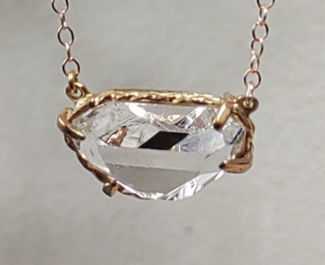 NY州ハーキマー＊14kgf pendant | iichi ハンドメイド・クラフト作品・手仕事品の通販