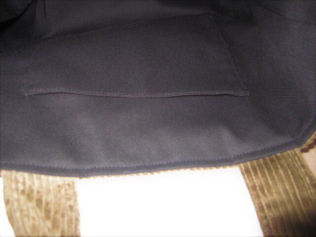 てさげ コーデュロイ深緑op.2 | iichi ハンドメイド・クラフト作品・手仕事品の通販