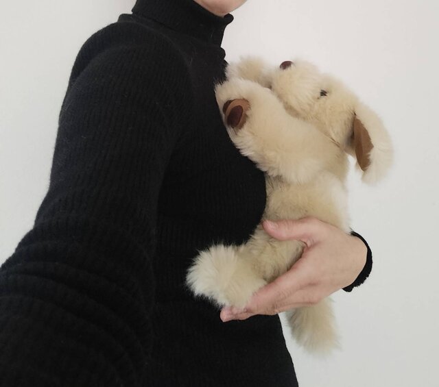 感動する抱き心地。重さ約1500gのパトラン（ミニ）/命の重みを感じるぬいぐるみ。 | iichi 日々の暮らしを心地よくするハンドメイドやアンティークのマーケットプレイス