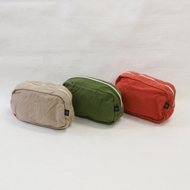 スクエアポーチ【2022秋冬限定カラー・みる】(VC-45) | iichi ハンドメイド・クラフト作品・手仕事品の通販