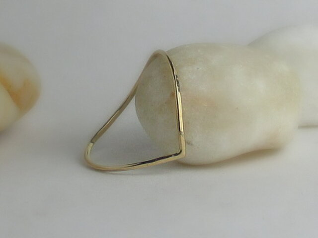 ゴールドK18リング 0026 | iichi ハンドメイド・クラフト作品・手仕事品の通販