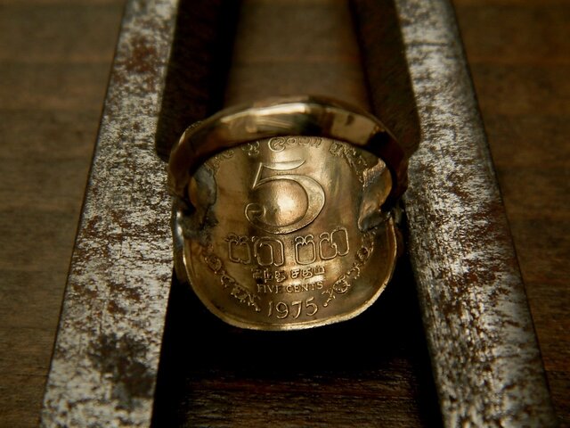 ＃R24 Sri Lanka Coin Ring | iichi ハンドメイド・クラフト作品・手仕事品の通販