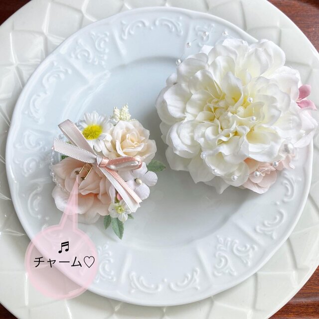 卒入学式に 春色の2way親子コサージュ134.135 | iichi ハンドメイド・クラフト作品・手仕事品の通販