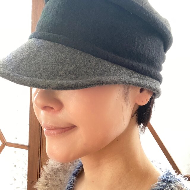 ツートンレトロモダンハット 275 | iichi ハンドメイド・クラフト作品・手仕事品の通販