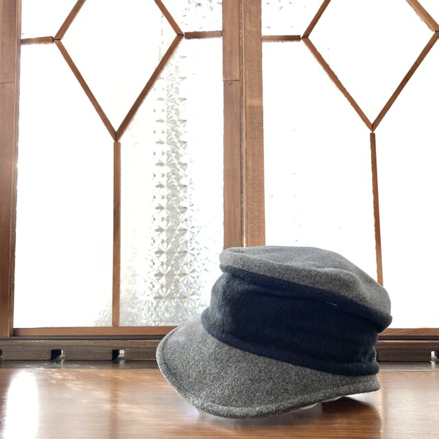 ツートンレトロモダンハット 275 | iichi ハンドメイド・クラフト作品・手仕事品の通販